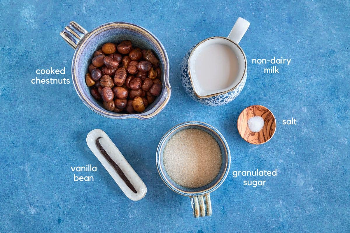 Vegan Chestnut Vanilla Cake with Chestnut Buttercream